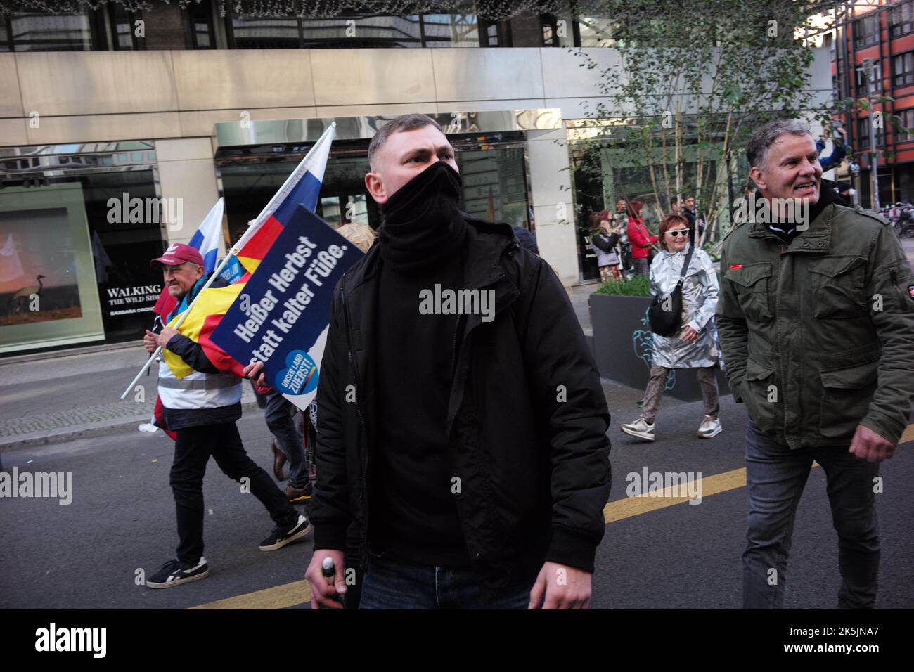 Berlin, Germany. 8th Oct, 2022. Members of the AfD party, (Alternative ...
