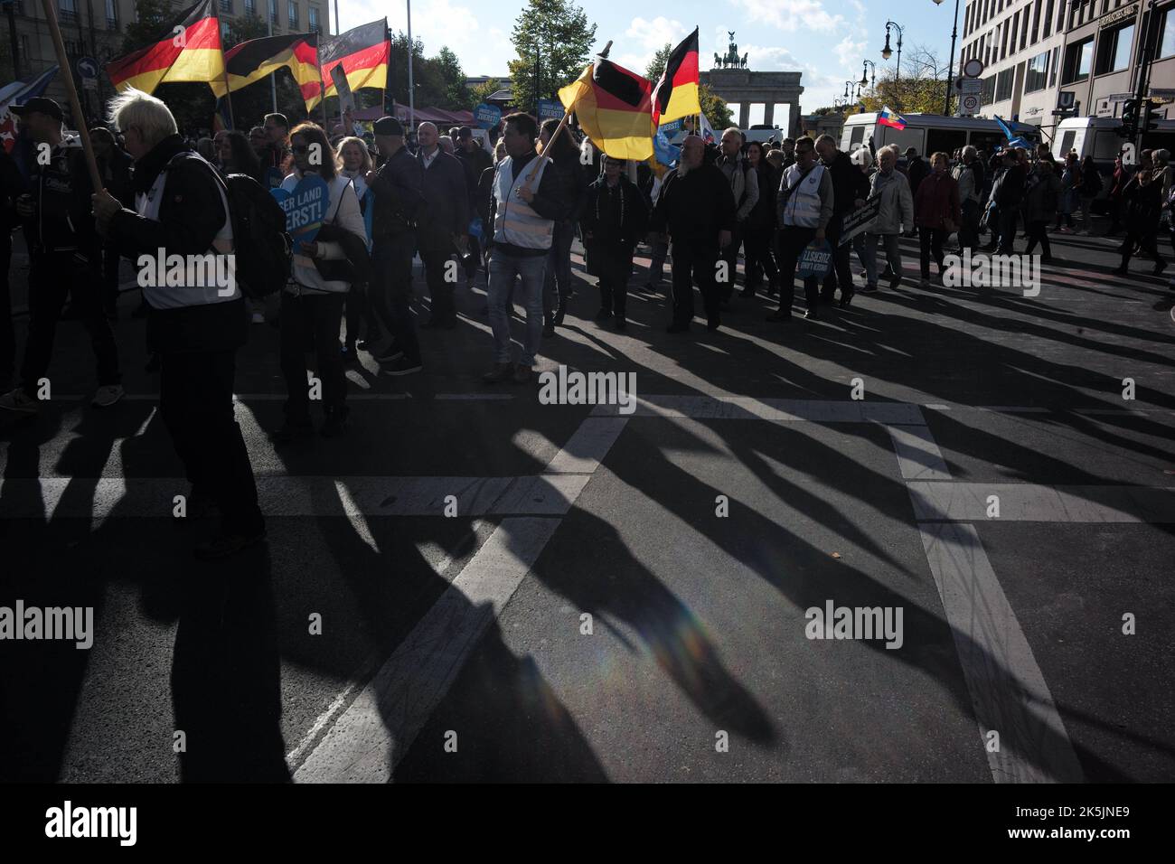 Berlin, Germany. 8th Oct, 2022. Members of the AfD party, (Alternative ...