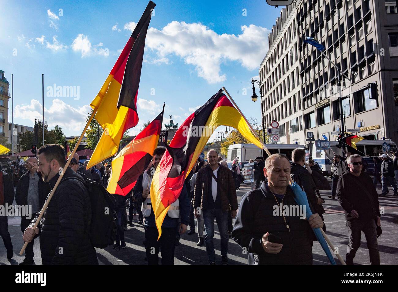 Berlin, Germany. 8th Oct, 2022. Members of the AfD party, (Alternative ...
