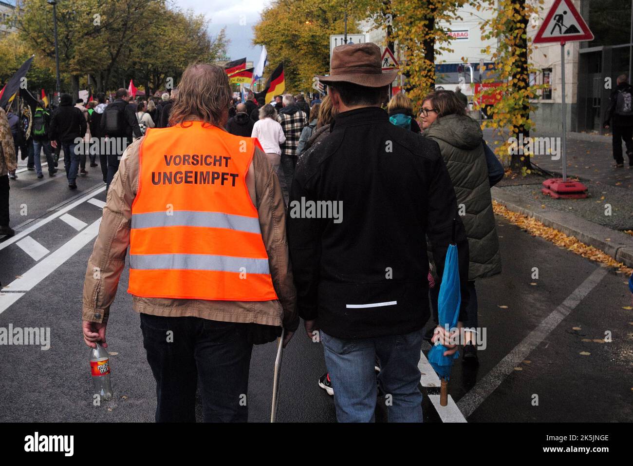 Berlin, Germany. 8th Oct, 2022. Members of the AfD party, (Alternative ...