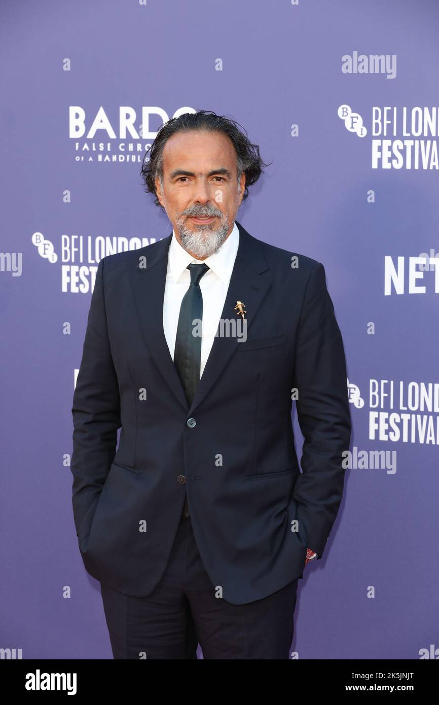 Alejandro González Iñárritu attends UK premiere of ''Bardo, False ...