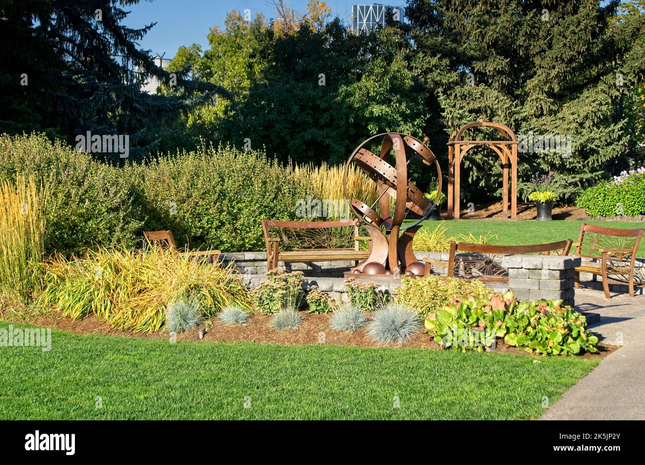 Dorothy Harvie Gardens Calgary Zoo Alberta Stock Photo - Alamy