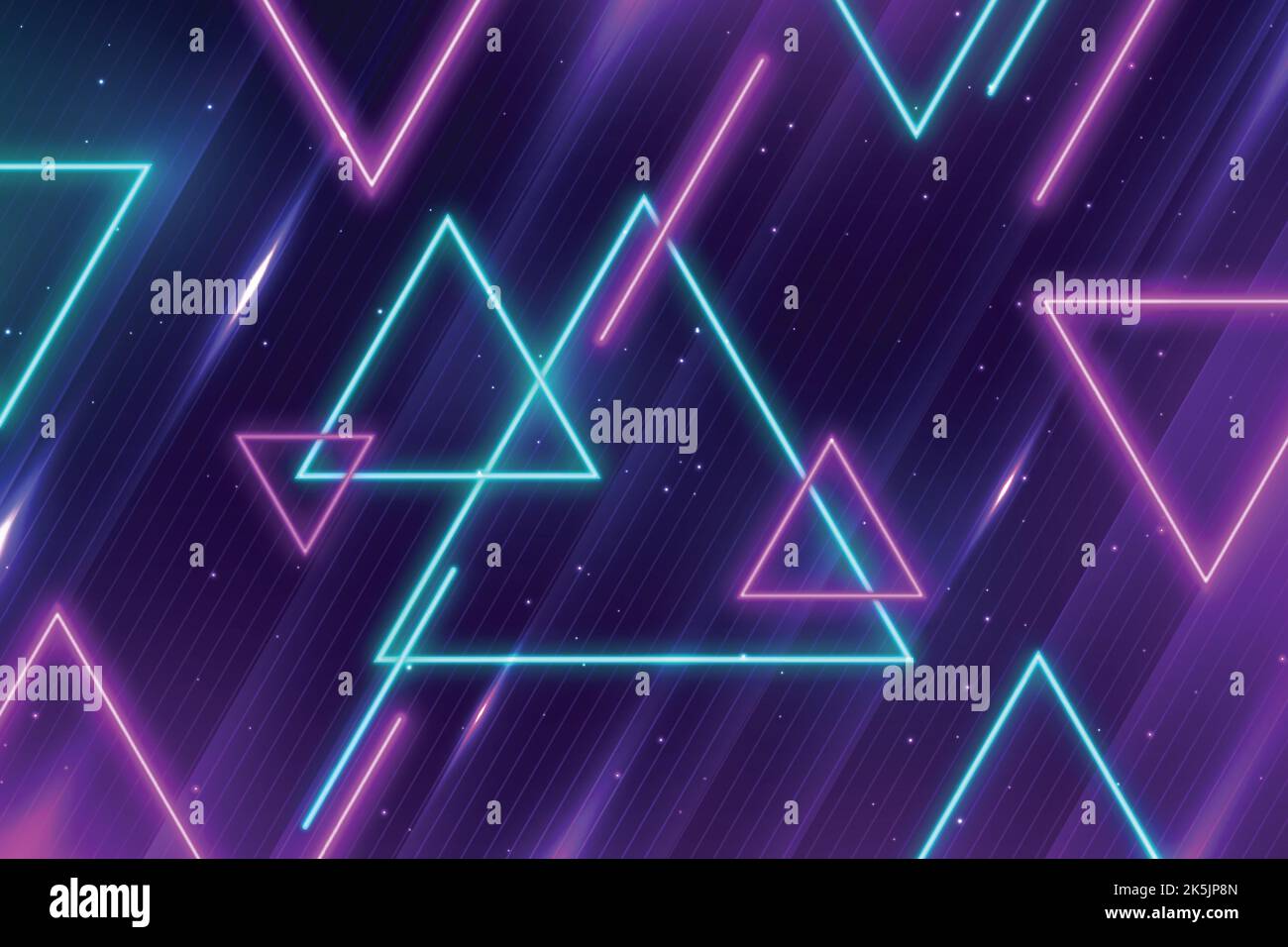 realistic neon lights lines background vector design Stock Vector Image ...