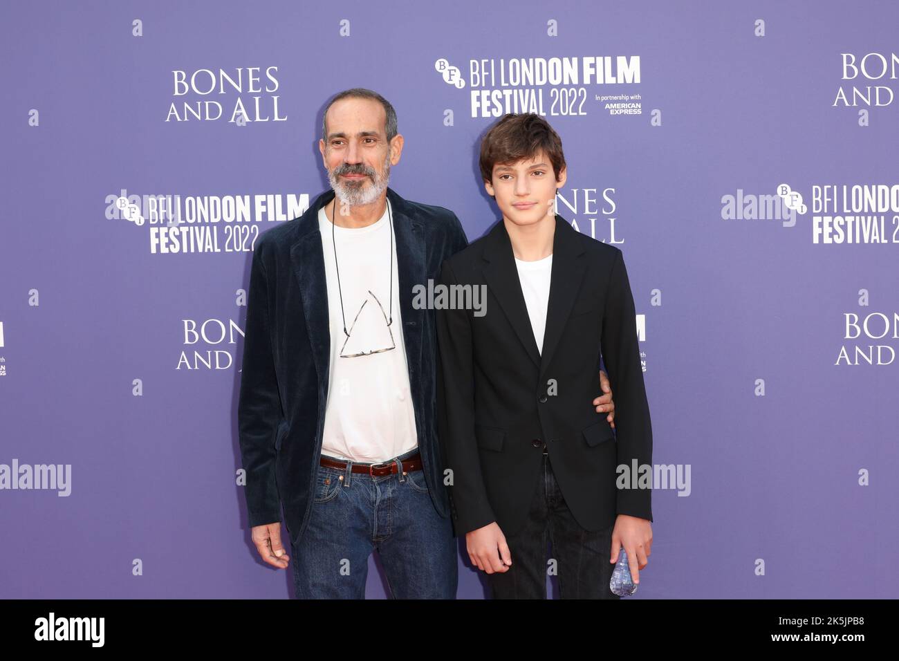 Marco Morabito attends "Bones & All" premiere during the 66th BFI London Film Festival at The ...