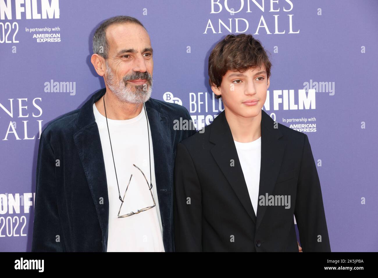 Marco Morabito attends "Bones & All" premiere during the 66th BFI London Film Festival at The ...