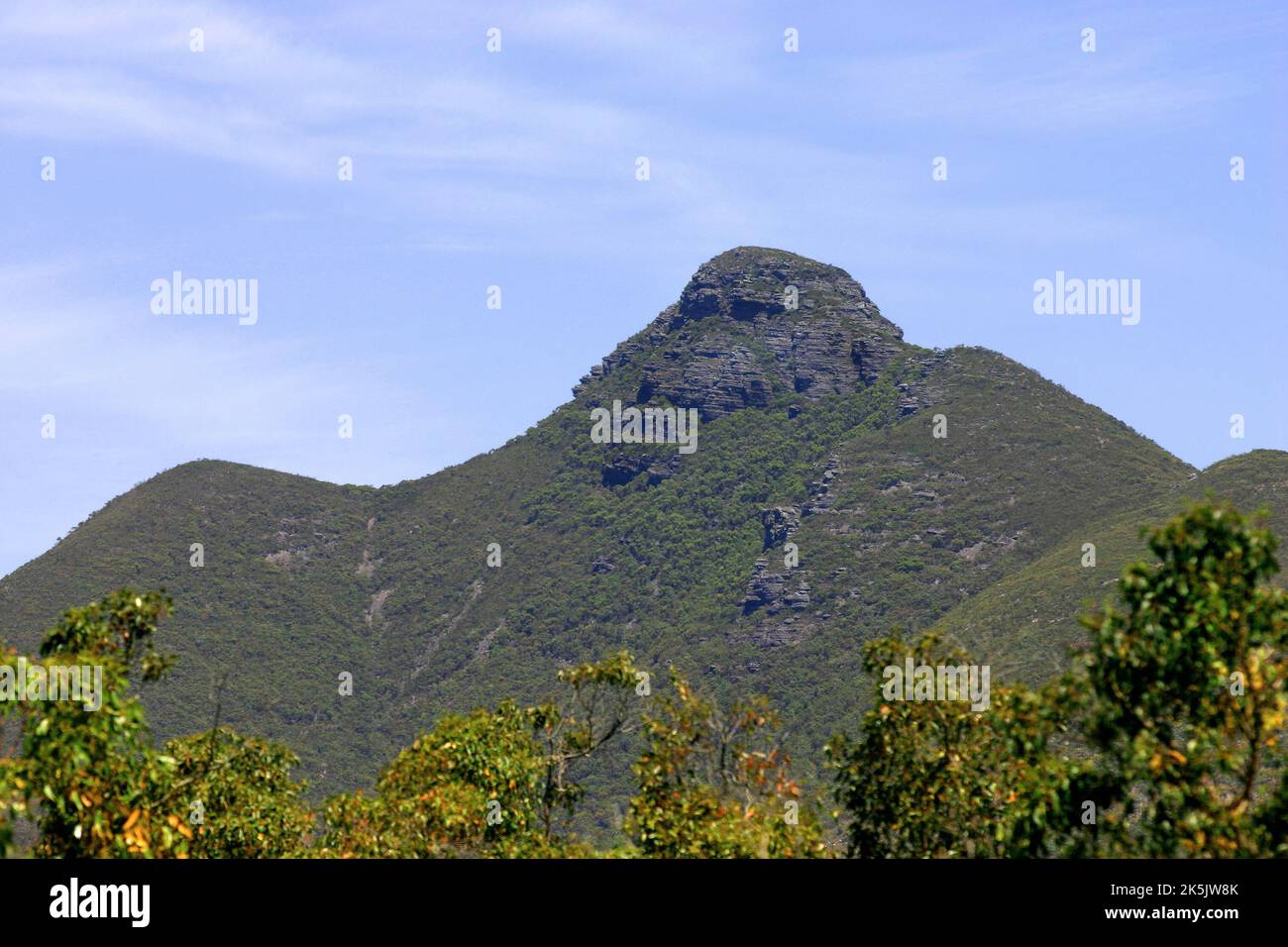 Mountain human face head formation, Stirling Range National Park ...