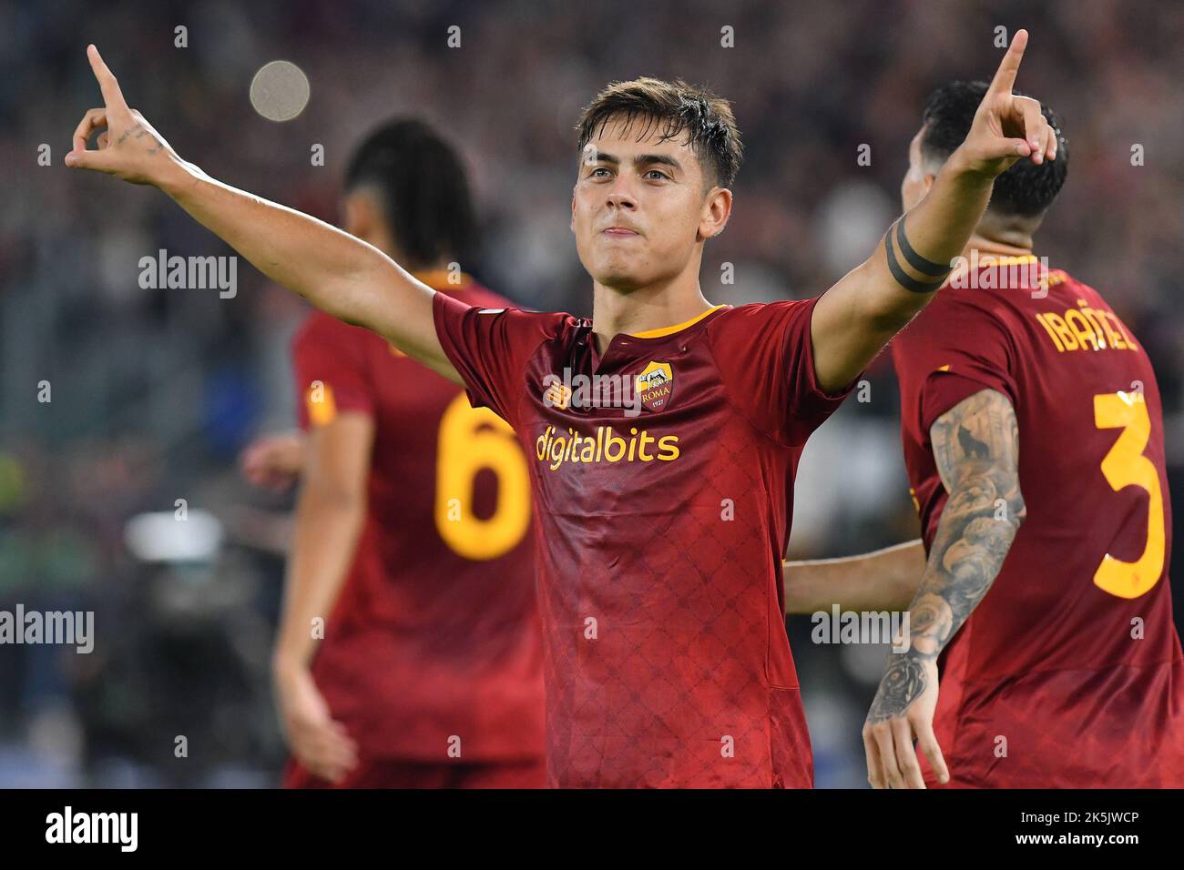 06th October 2022; Stadio Olimpico, Rome, Italy: Uefa Europa League, AS Roma versus Real Betis ...