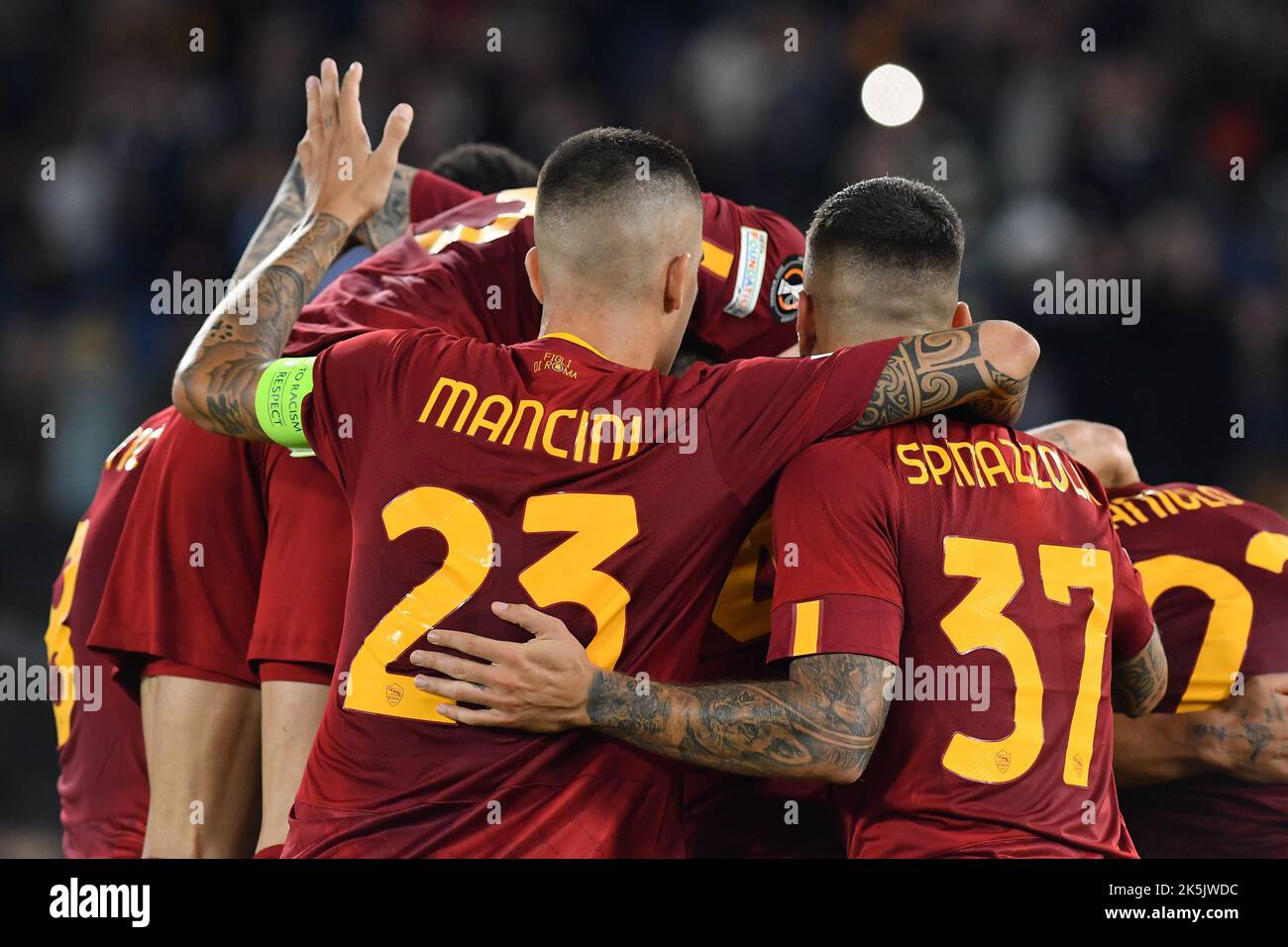 06th October 2022; Stadio Olimpico, Rome, Italy: Uefa Europa League, AS ...