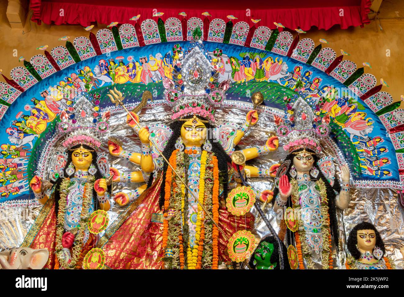 Bengal zamindar puja hi-res stock photography and images - Alamy