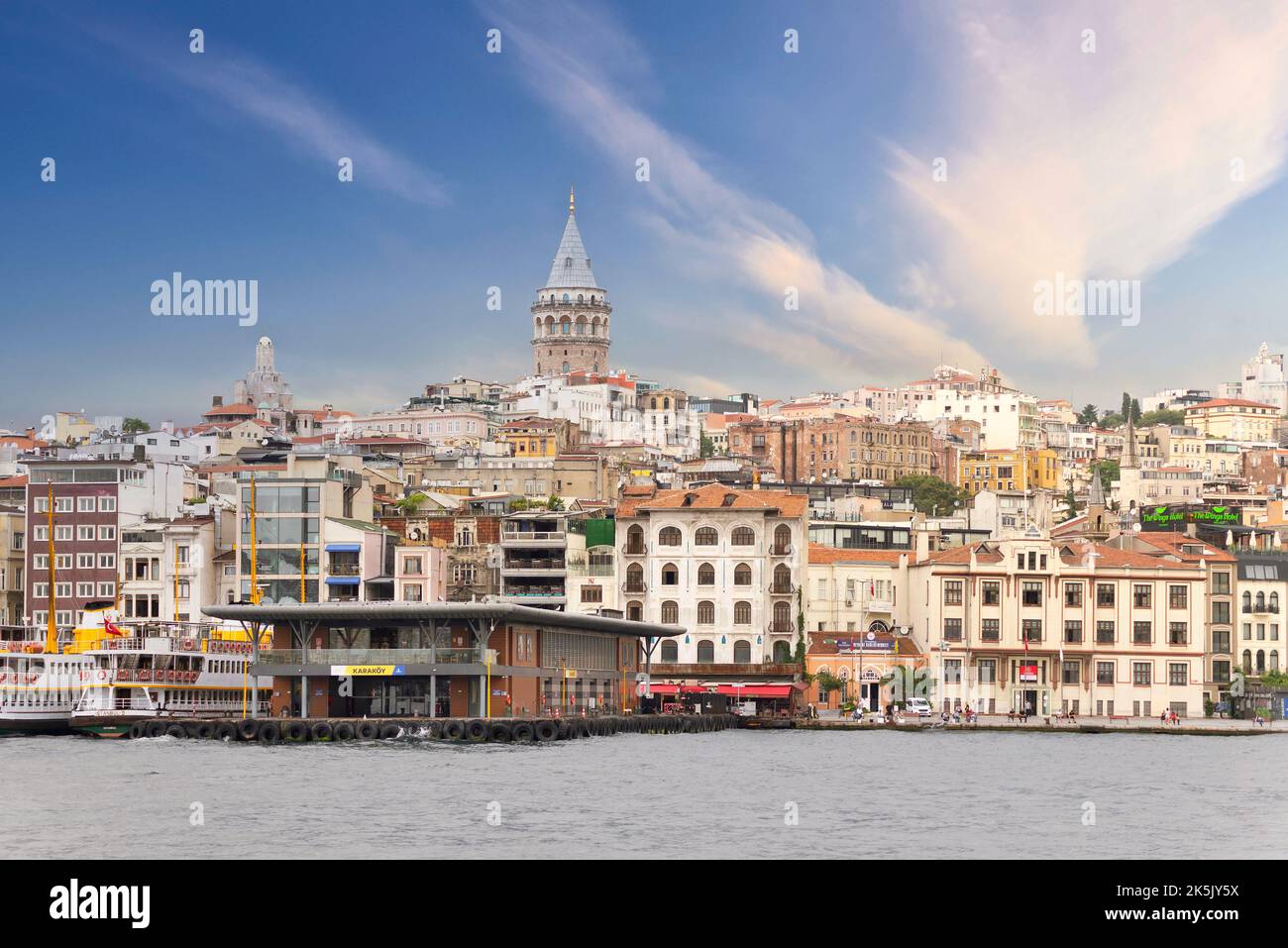 Istanbul, Turkey - August 25, 2022: City view of Istanbul skyline, from ...