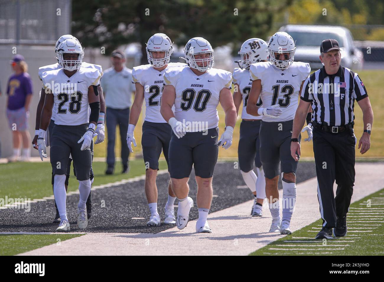 October 08, 2022: Harding University Bisons captains, Harding ...