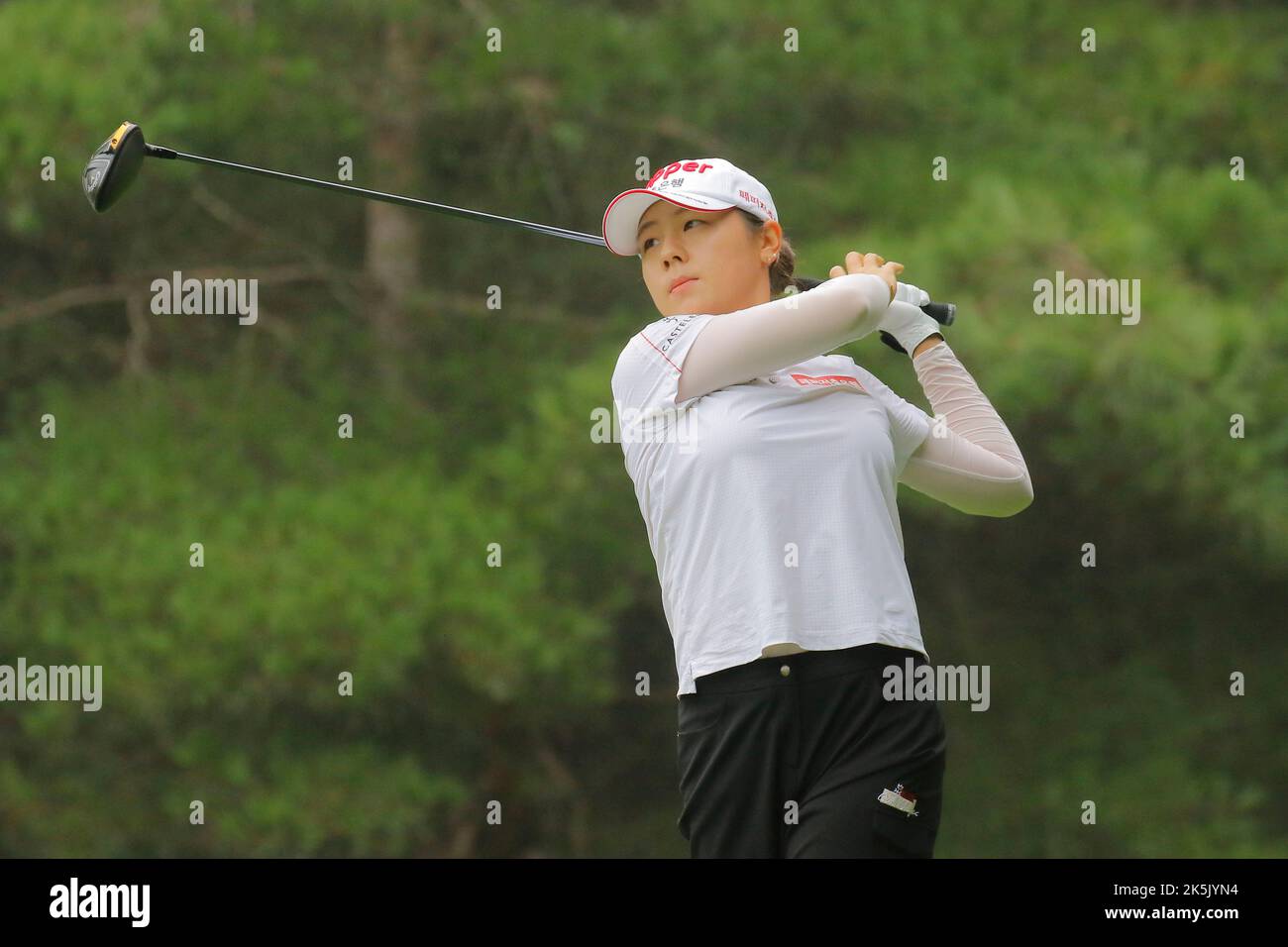Aug 25, 2022-Chuncheon, South Korea-Kang Ye Lin action on the 2th hall ...