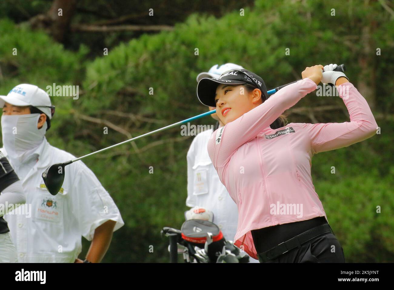 Aug 25, 2022-Chuncheon, South Korea-Kim Jae Hee action on the 2th hall ... Aug 25, 2022-Chuncheon, South Korea-Kim Jae Hee action on the 2th hall ...
