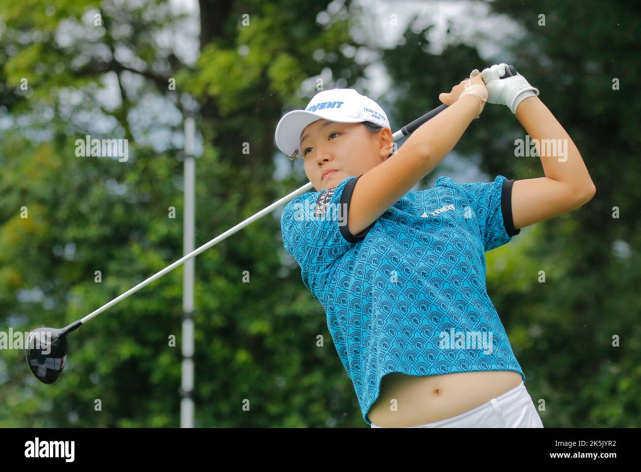 Aug 25, 2022-Chuncheon, South Korea-Jo Hye Lim action on the 9th hall ...