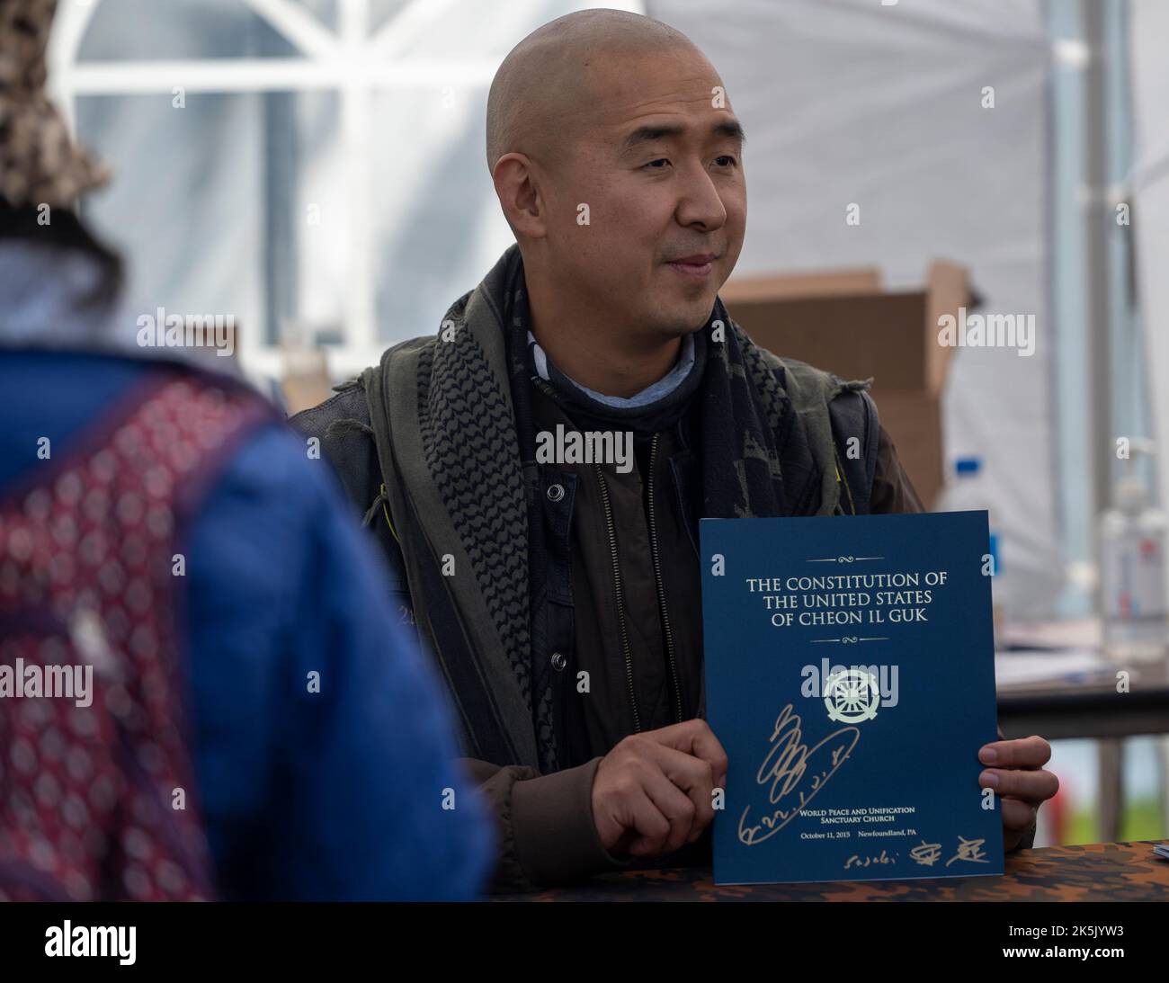 Greeley, United States. 08th Oct, 2022. Sean Moon pastor of Rod of Iron ...