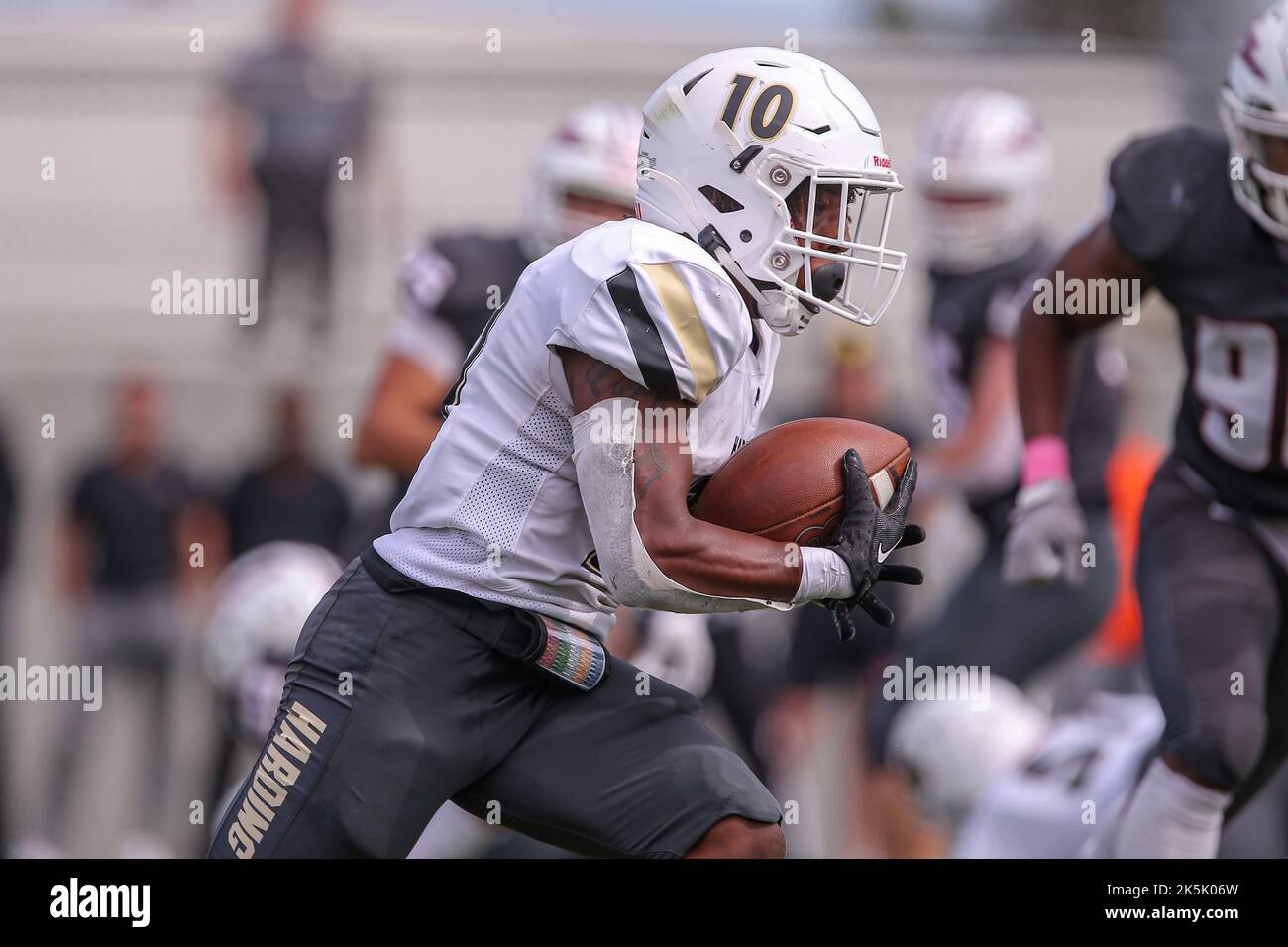 October 08, 2022: Harding University Bisons running back Jhalen Spicer ...