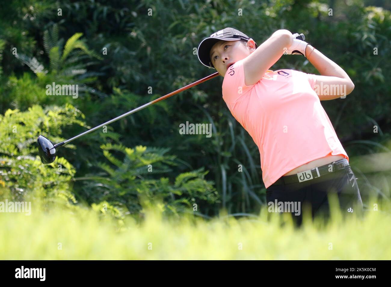 Aug 26, 2022-Chuncheon, South Korea-Jung Yeon Ju action on the 8th hall during an Hanhwa Classic ...