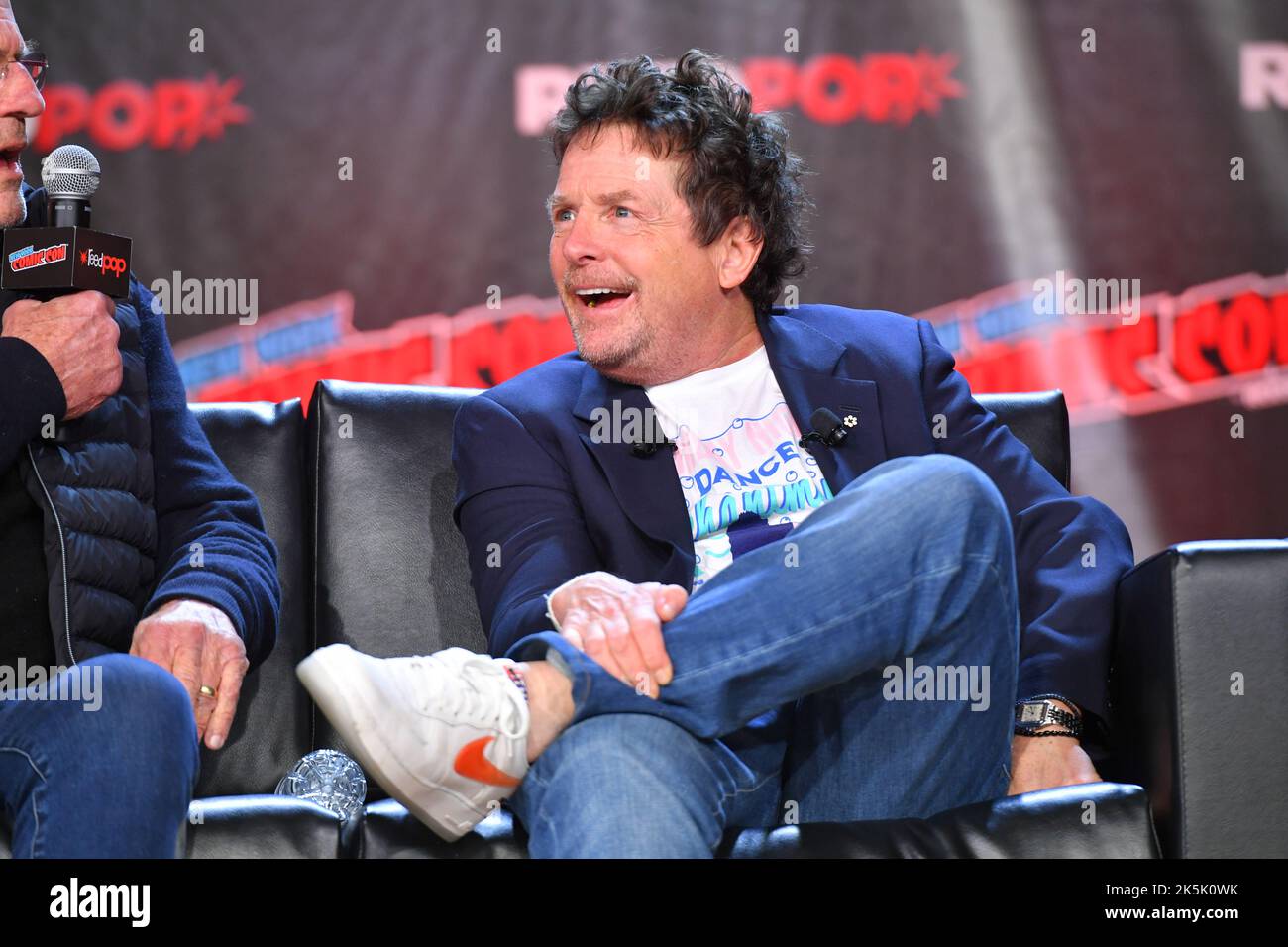 Michael J. Fox attends the 'Back to the Future Reunion' at New York ...