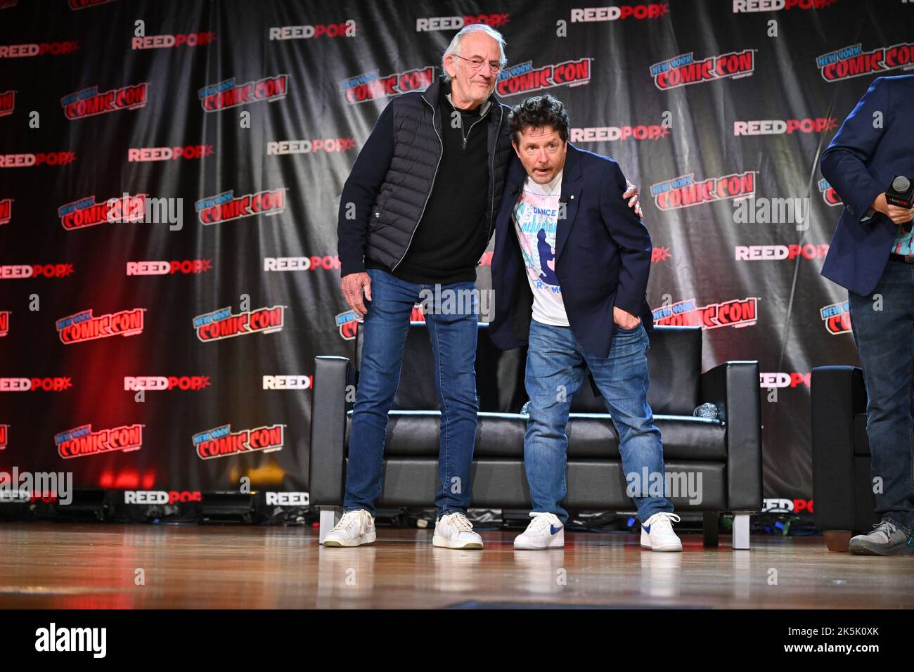 Christopher Lloyd and Michael J. Fox attend the 'Back to the Future ...