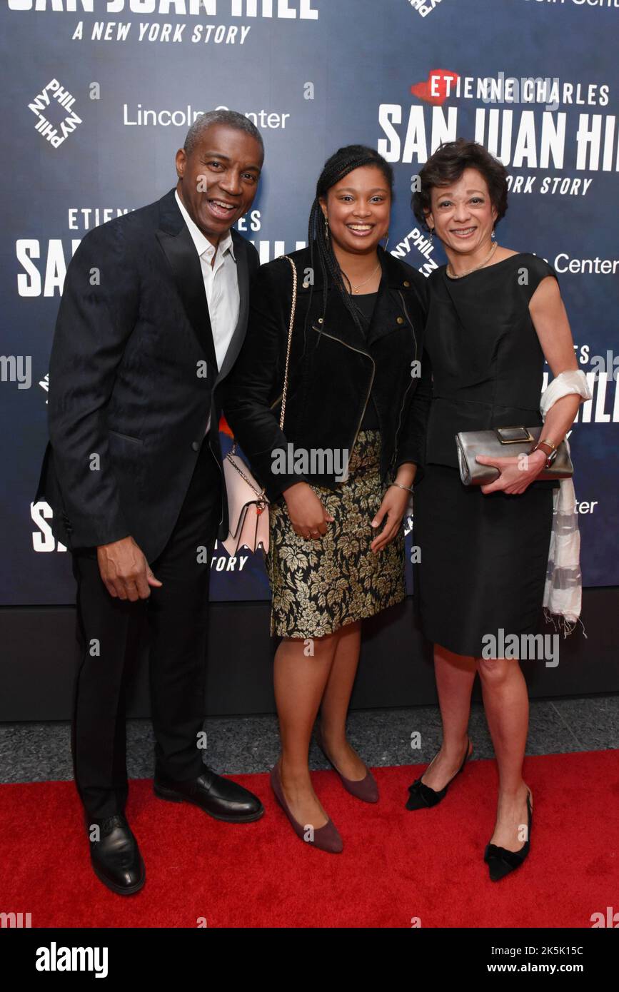 Claire Bushell and Leah Johnson attend San Juan Hill: A New York Story ...