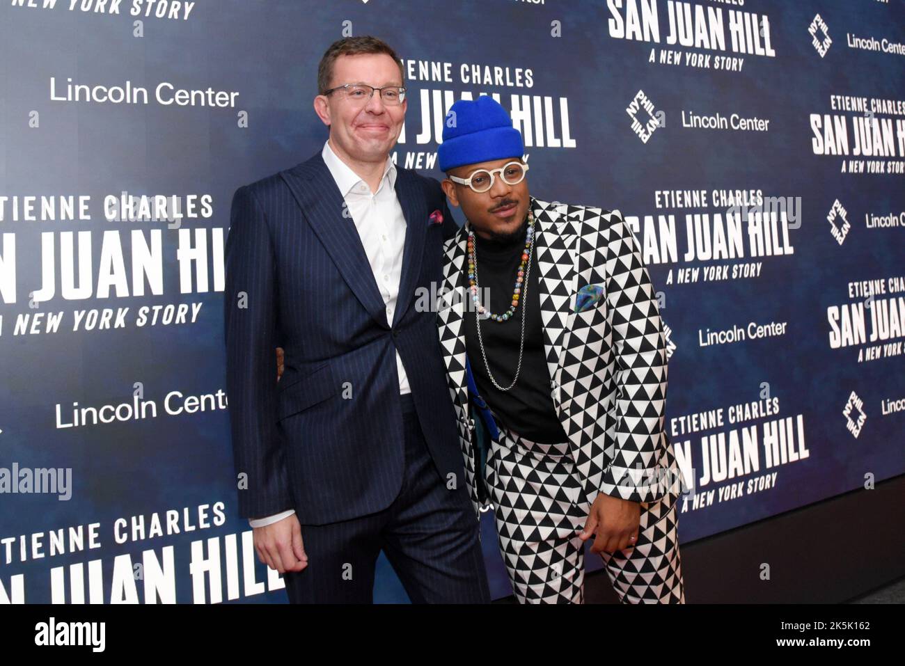 Henry Timms and Ettienne Charles attend San Juan Hill: A New York Story ...