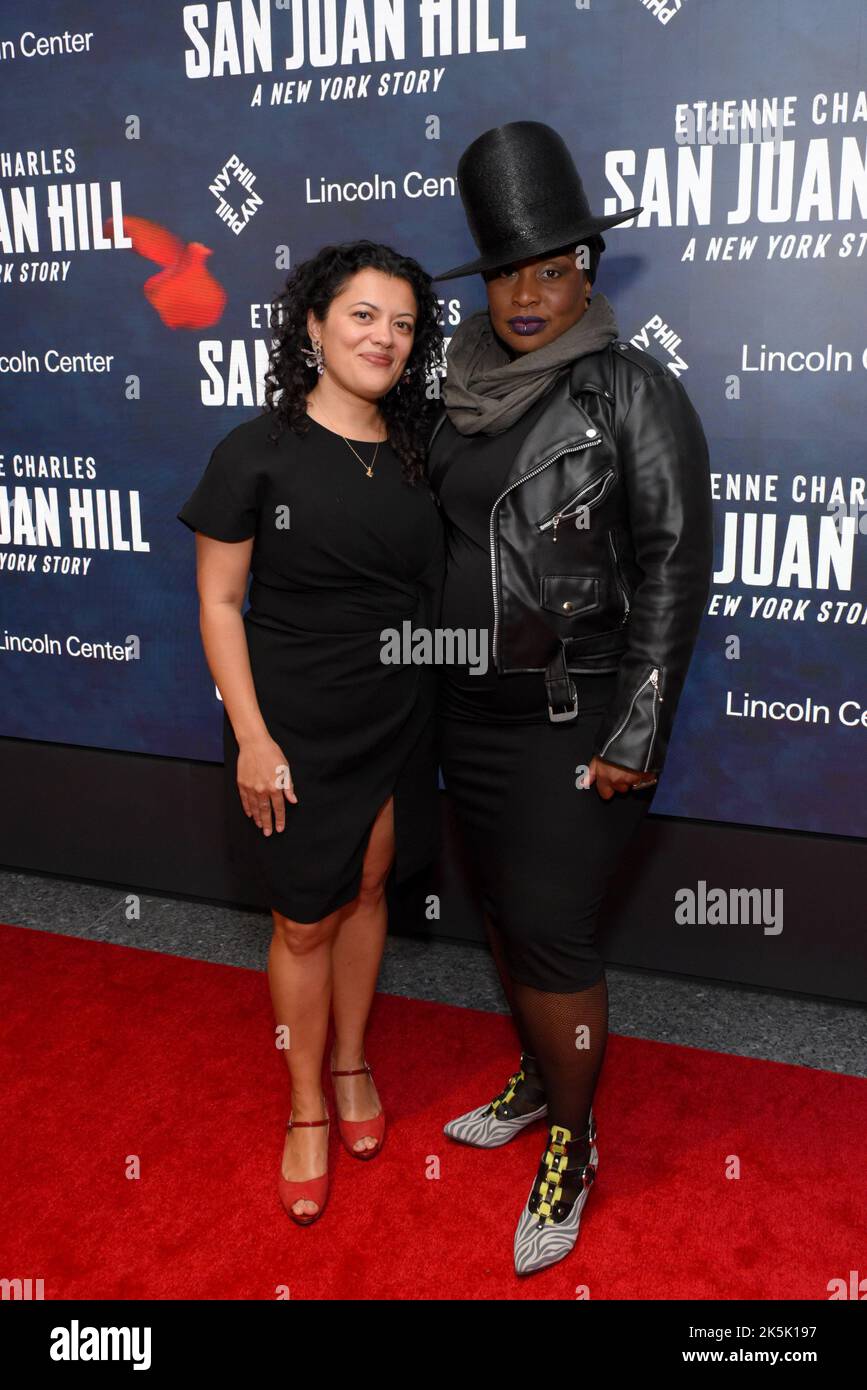 Shanta Thake attend San Juan Hill: A New York Story concert on the ...
