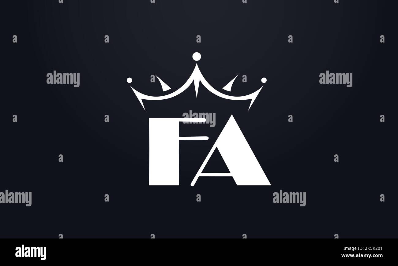 King crown logo design vector and extra bold queen symbol Stock Vector ...