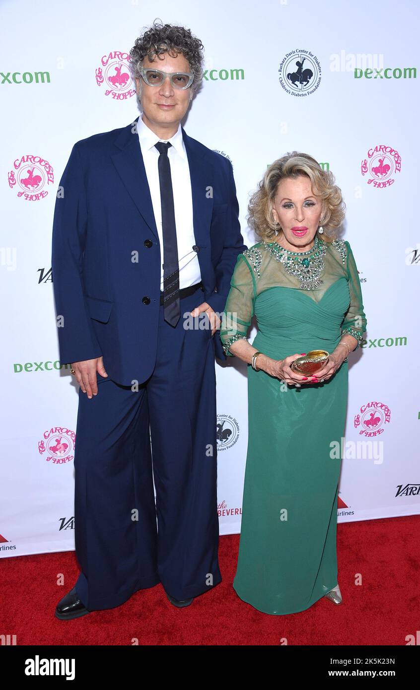 Beverly Hills, Ca, USA. 8th Oct 2022. Cameron Silver and Nikki Haskell ...