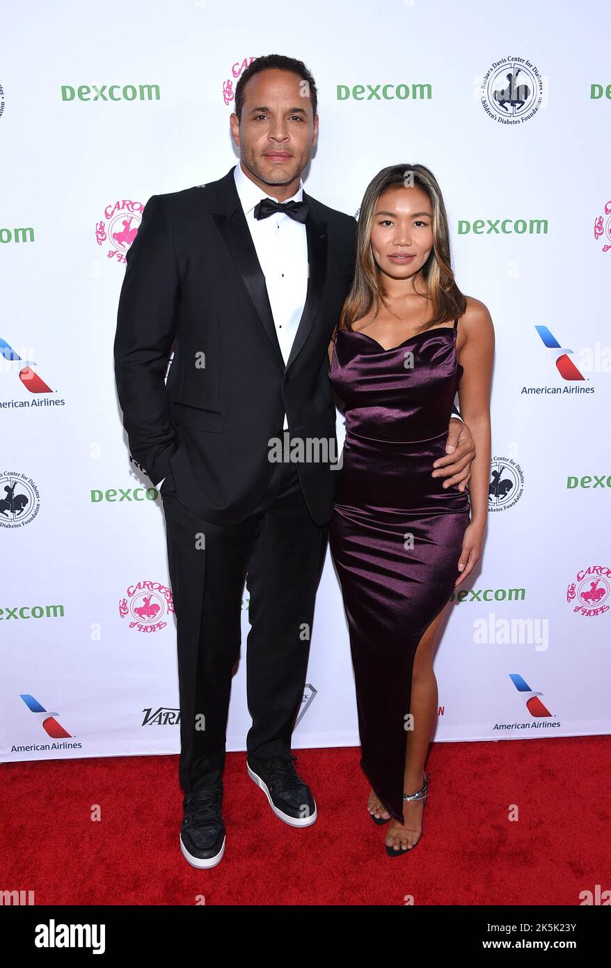 Beverly Hills, Ca, USA. 8th Oct 2022. Daniel Sunjata and Pwint arriving ...