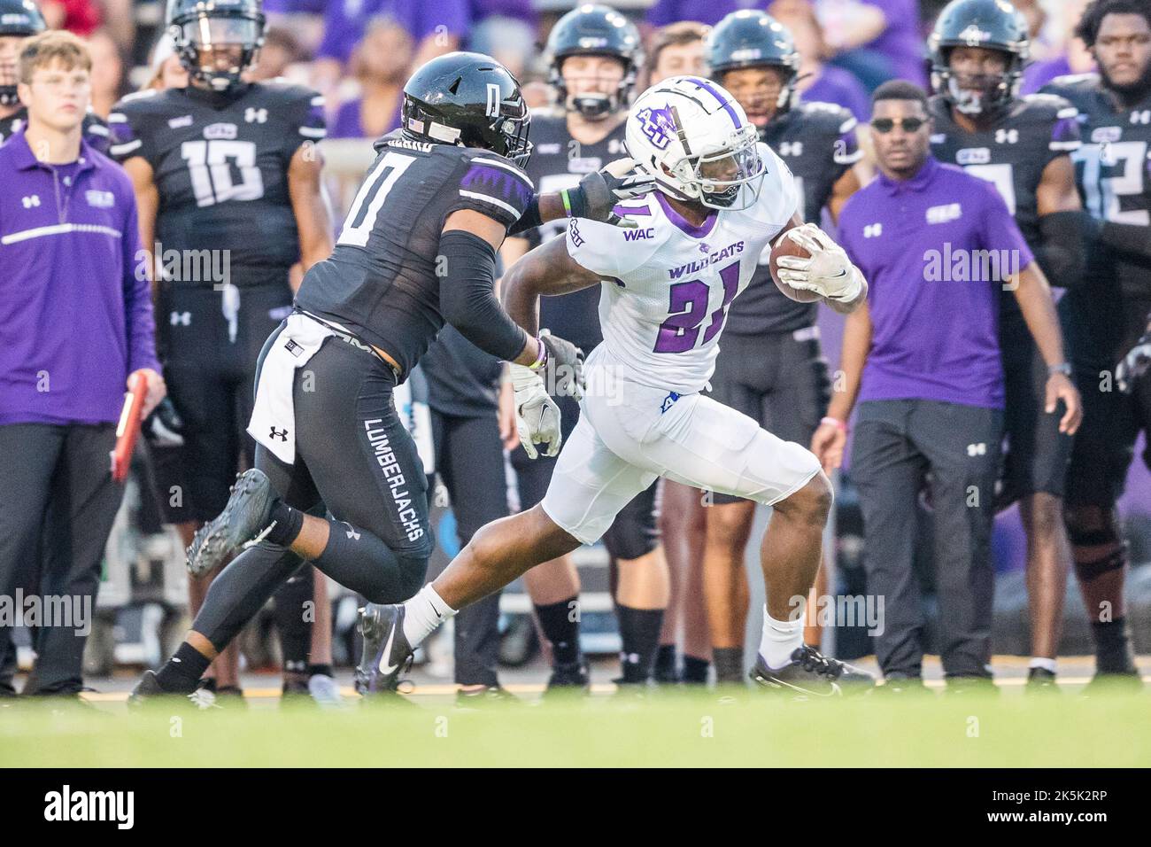 October 8, 2022: Abilene Christian Wildcats running back Jermiah ...