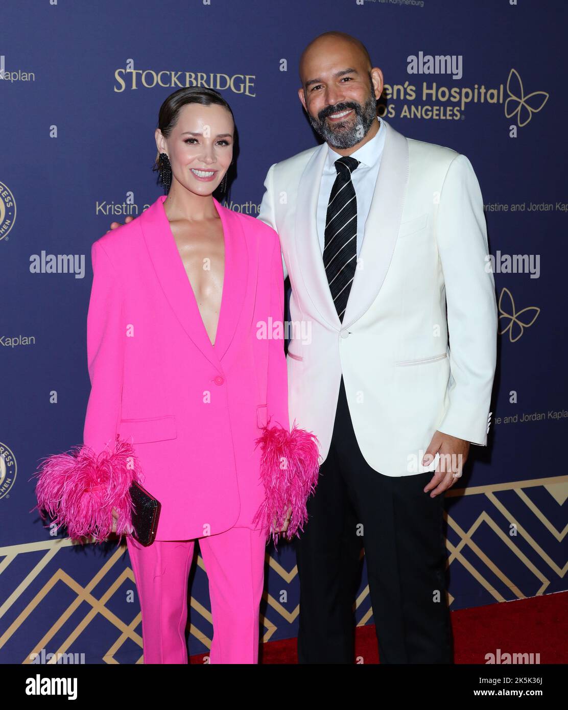 Santa Monica CA, USA. 8th Oct 2022. Terence Carter, Ana Carter arrives ...