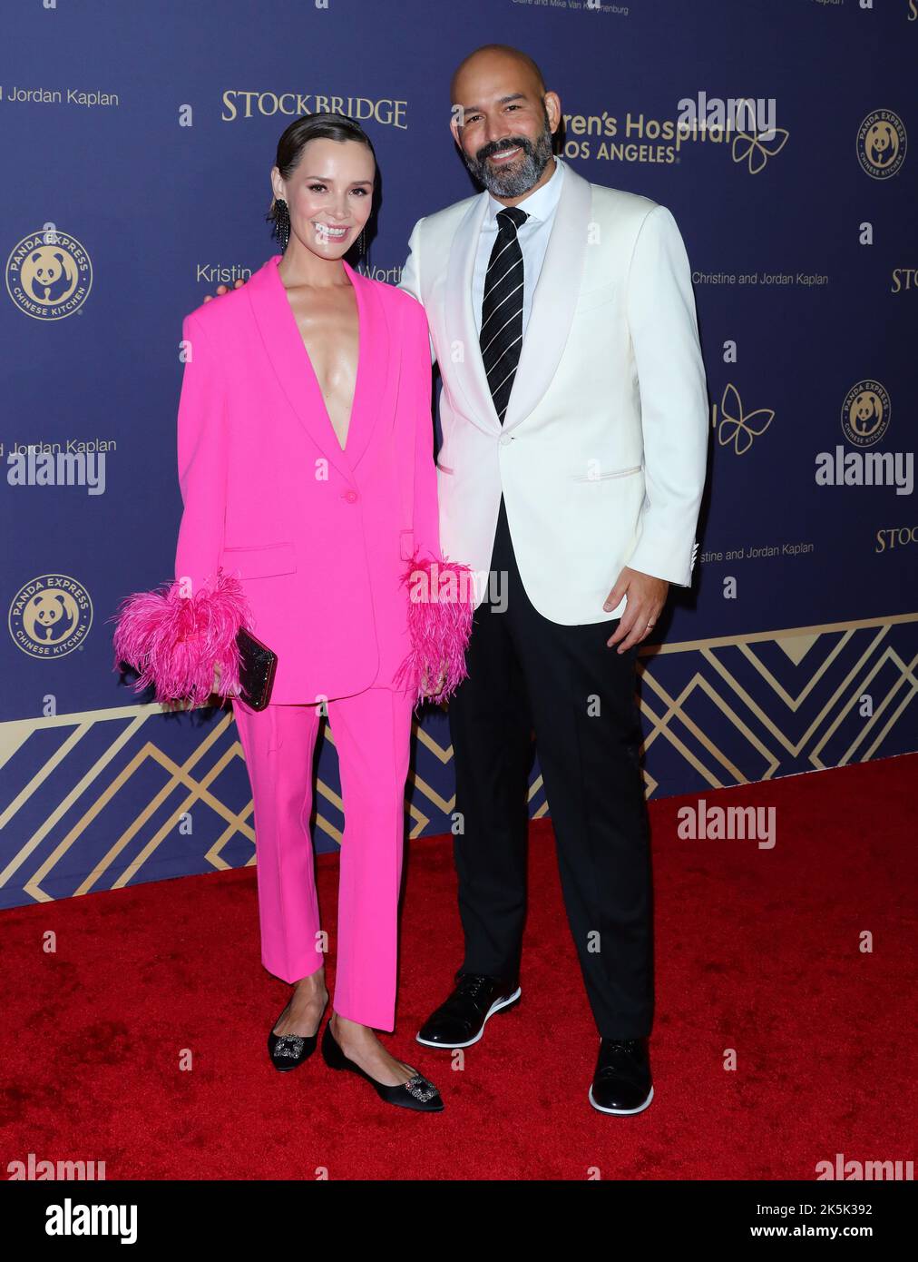 Santa Monica CA, USA. 8th Oct 2022. Terence Carter, Ana Carter arrives ...