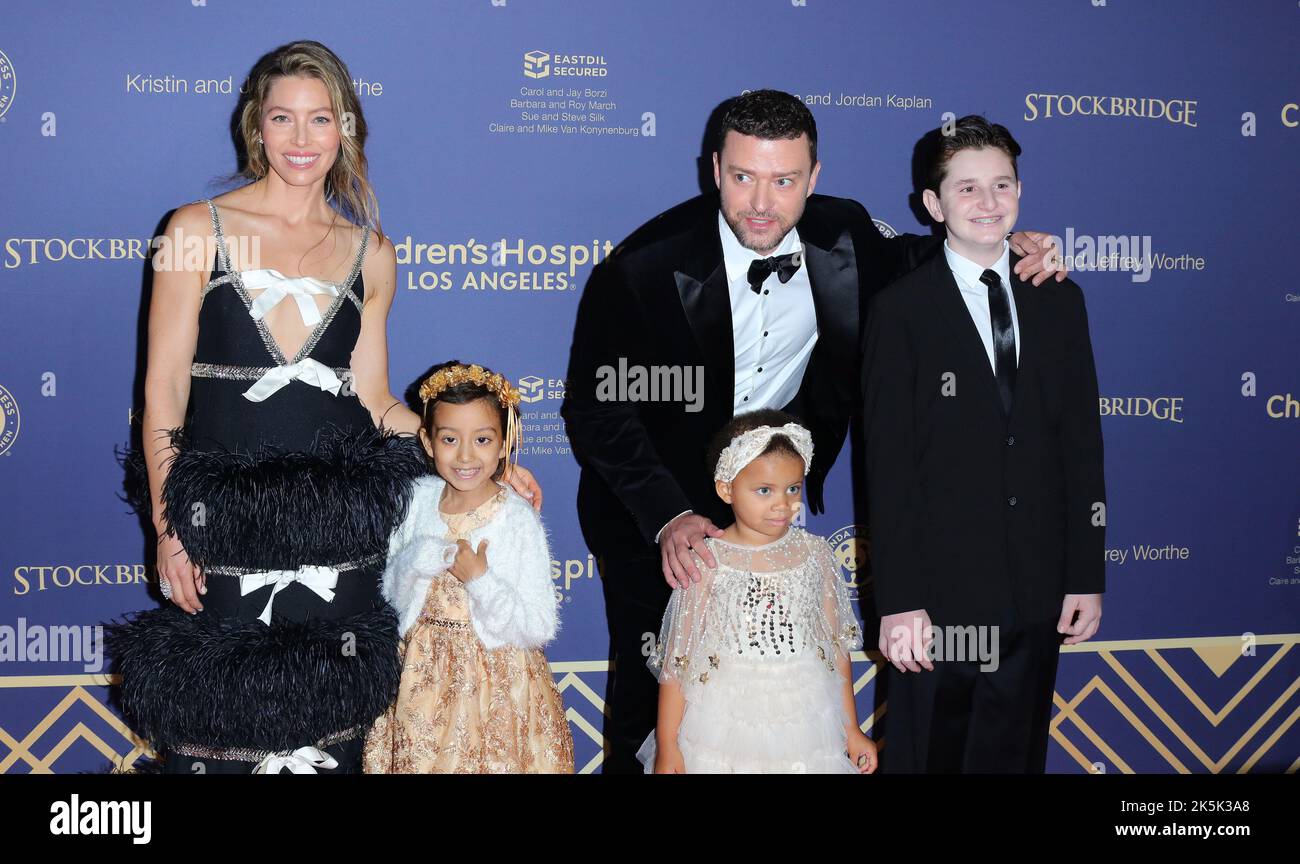 Santa Monica CA, USA. 8th Oct 2022. Jessica Biel, Justin Timberlake ...