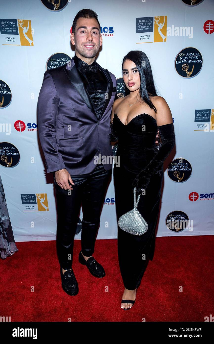 New York, NY, USA. 8th Oct, 2022. Anthony Carlo, Eizabeth Ibrahim at ...