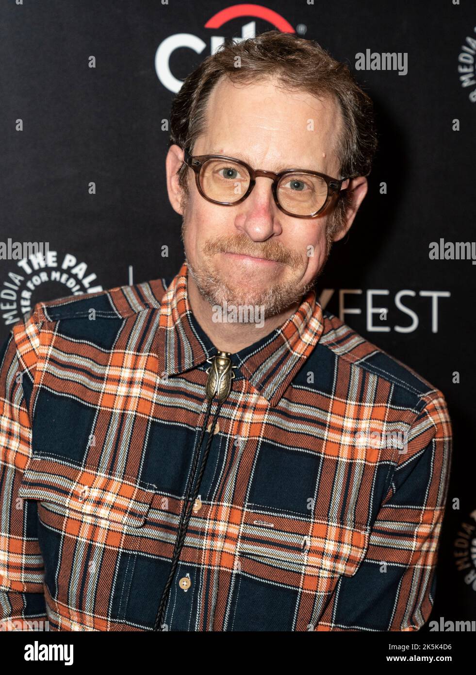Scott Gimple attends PaleyFest panel for The Walking Dead at Paley ...