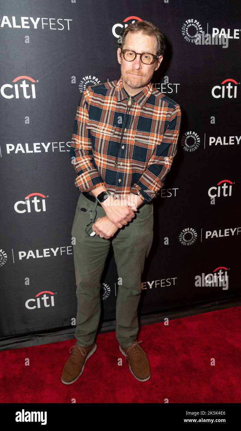 Scott Gimple attends PaleyFest panel for The Walking Dead at Paley ...