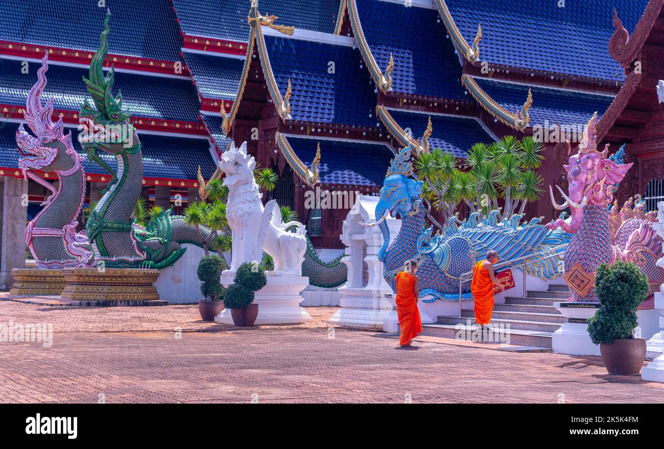 Wat Ban Den or Wat Banden buddhist temple in Mae Taeng District, Chiang ...