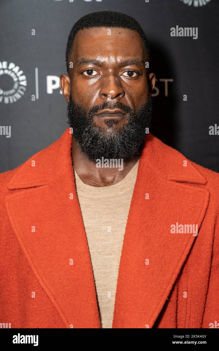 Michael James Shaw attends PaleyFest panel for The Walking Dead at ...