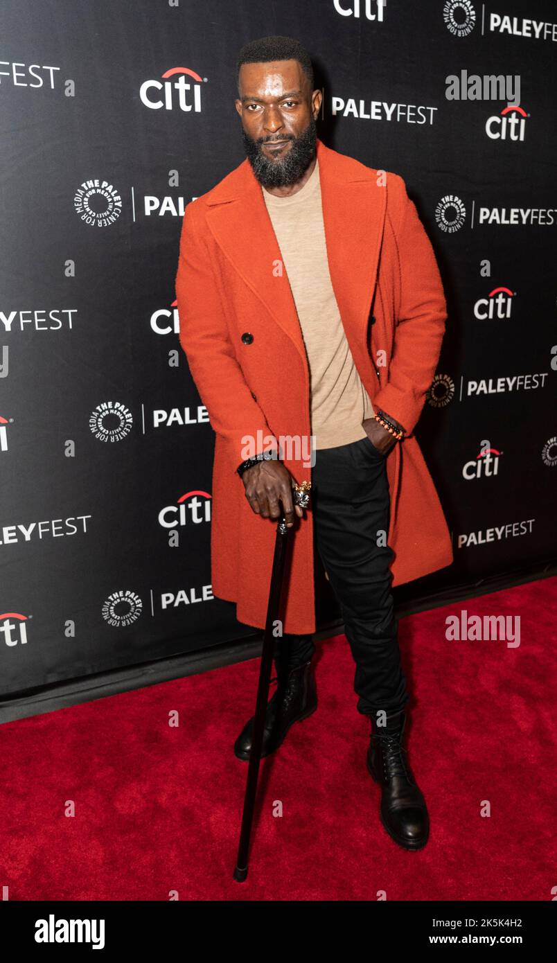Michael James Shaw attends PaleyFest panel for The Walking Dead at ...