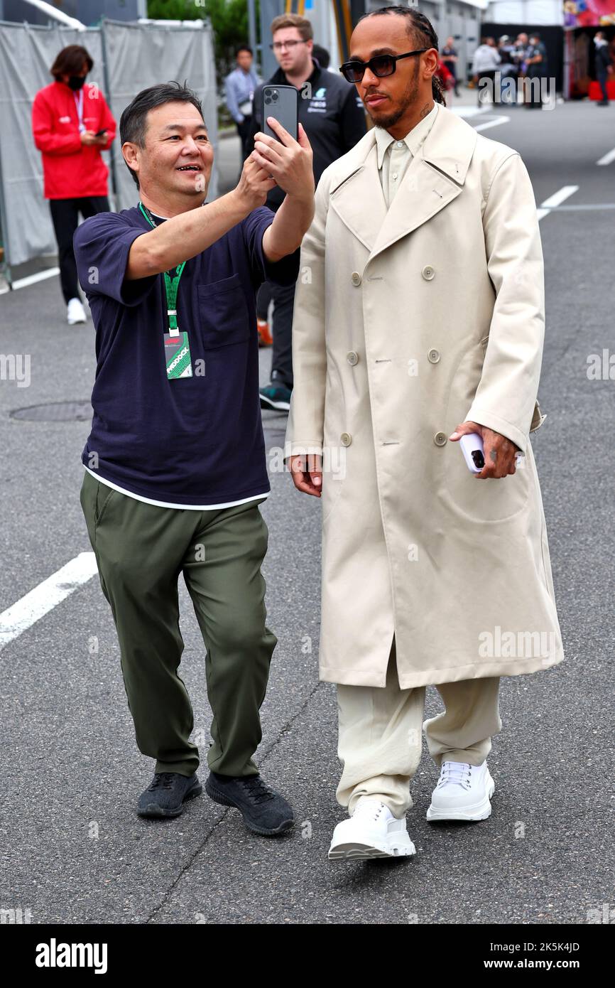Suzuka, Japan. 9th Oct 2022. Lewis Hamilton (GBR) Mercedes AMG F1 ...