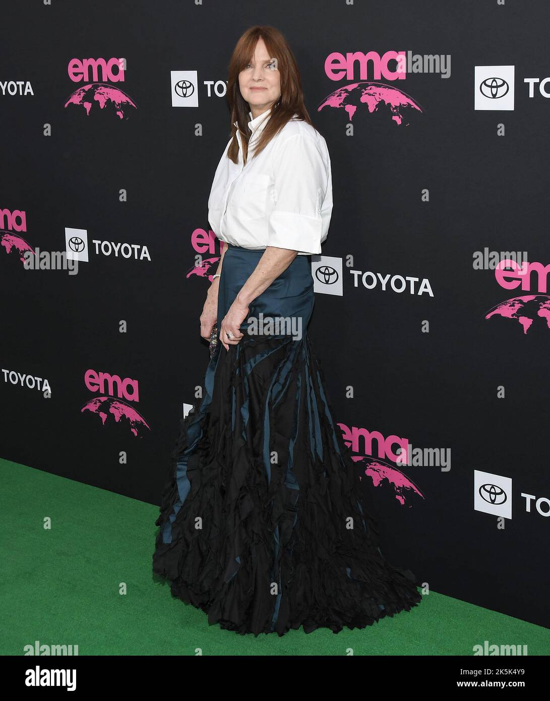 Maggie Baird arrives at the 2022 Environmental Media Association Awards ...