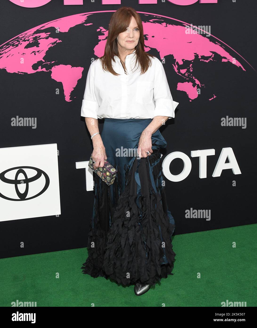 Maggie Baird arrives at the 2022 Environmental Media Association Awards ...
