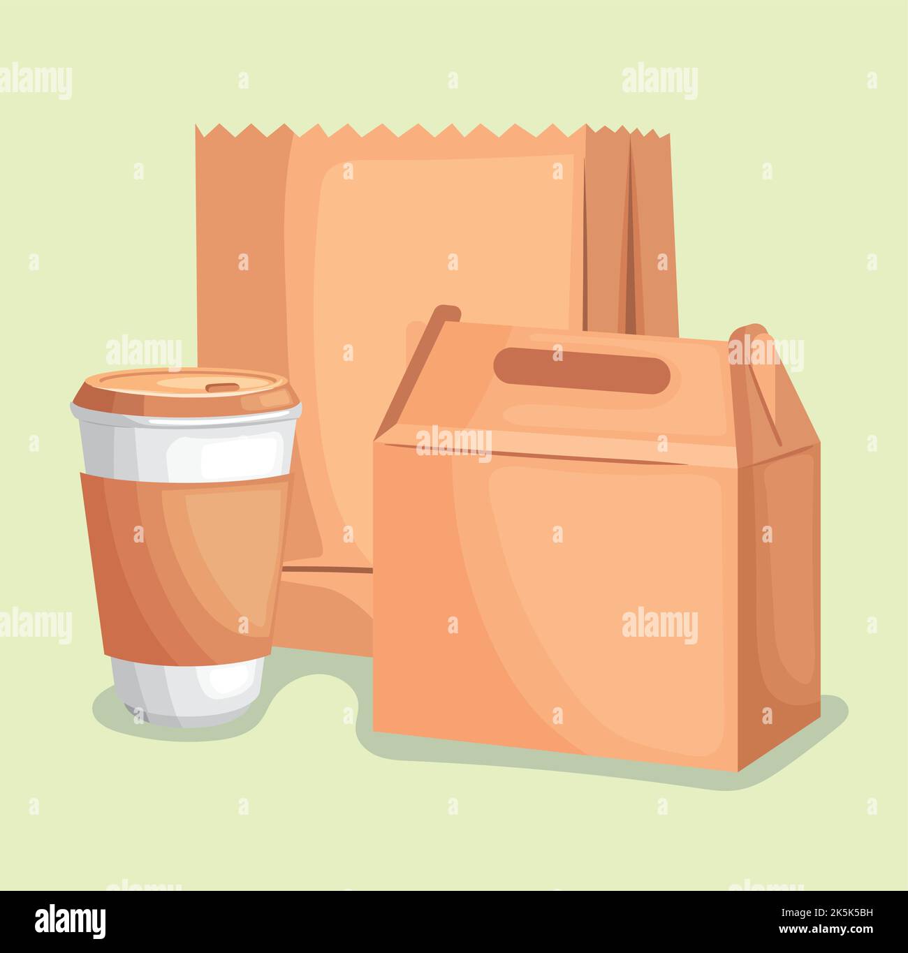 take away mockup packs Stock Vector Image & Art - Alamy