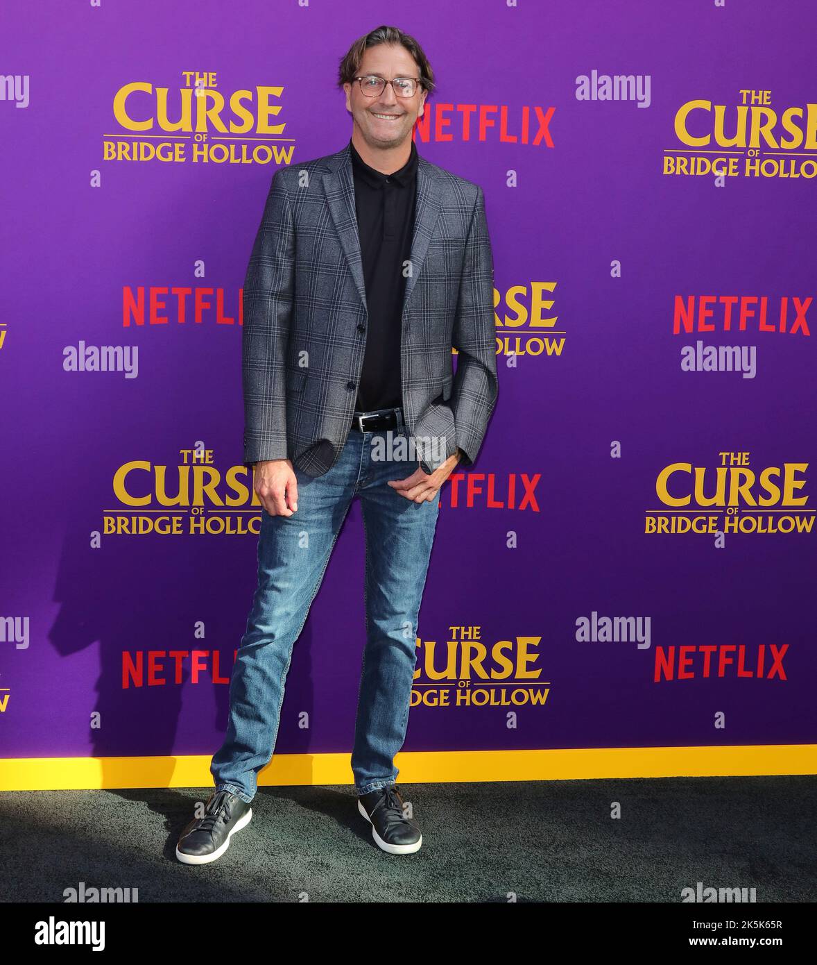 Nathan Reiman arrives at The Special Screening of Netflix The Curse of ...