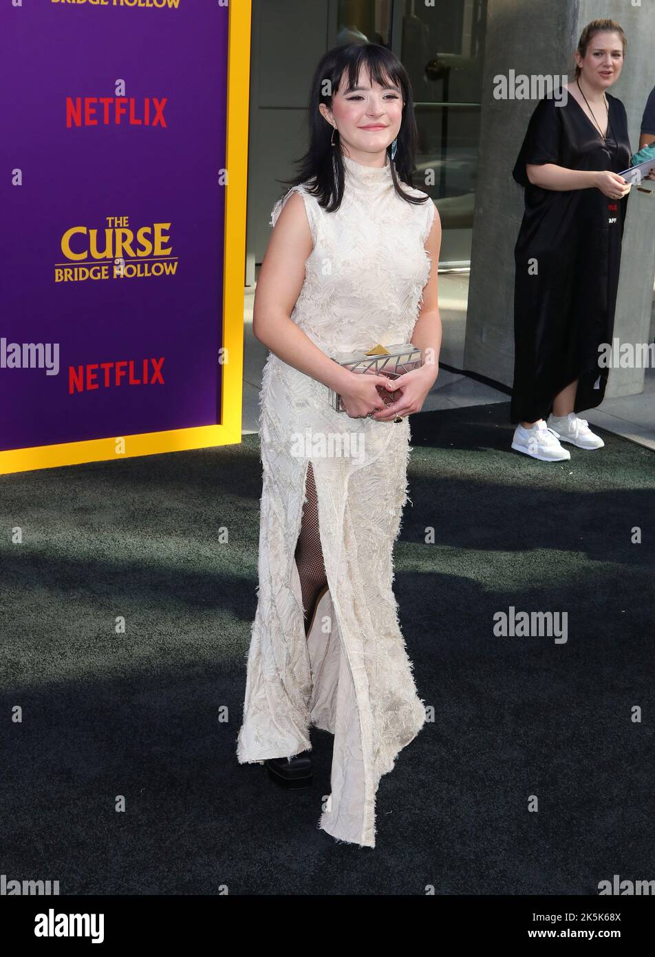 Abi Monterey arrives at The Special Screening of Netflix The Curse of ...