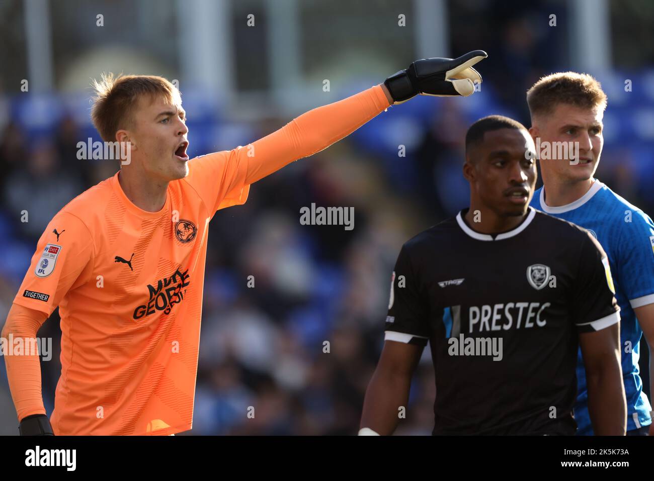 Peterborough, UK. 08th Oct, 2022. Lucas Bergstrom (PU) at the ...