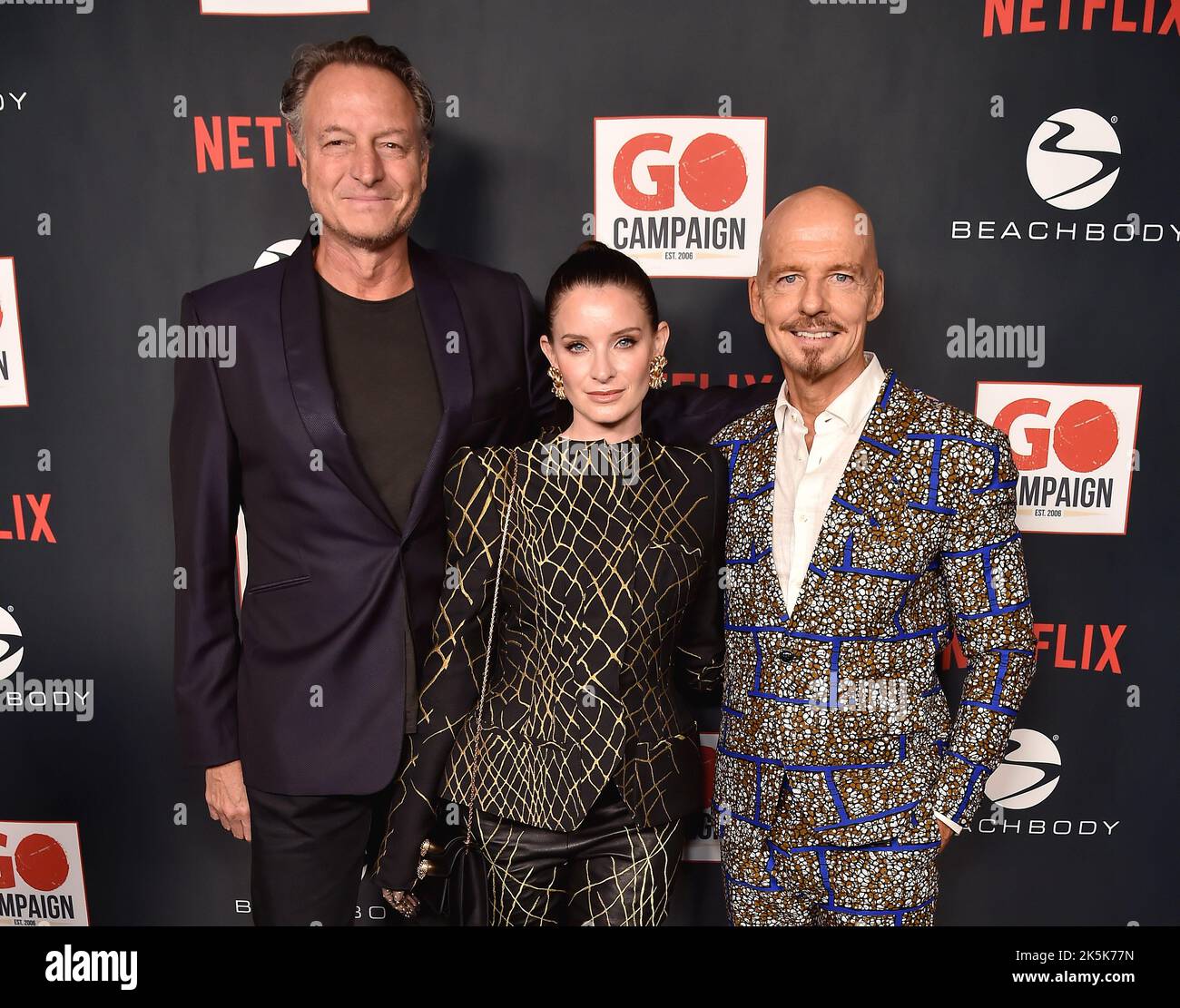Los Angeles, USA. 8th Oct 2022. Jon Congdon, Becca Congdon and Scott ...