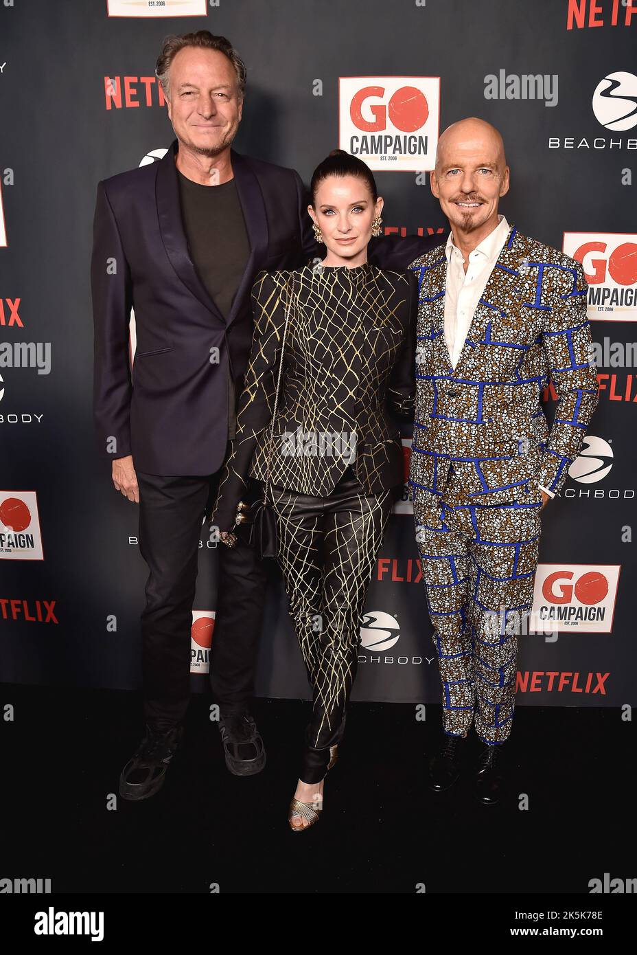 Los Angeles, USA. 8th Oct 2022. Jon Congdon, Becca Congdon and Scott ...