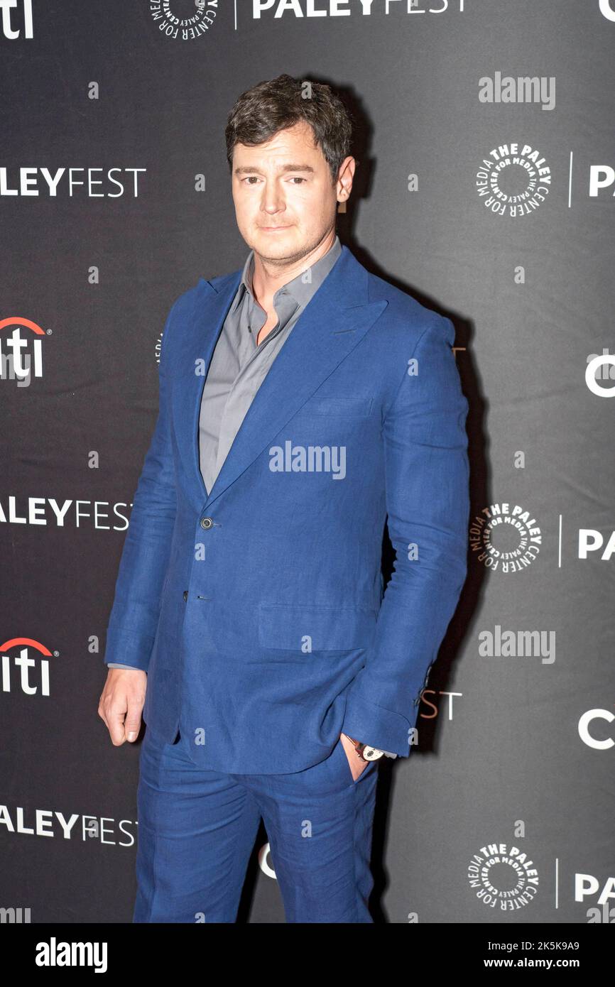 New York, United States. 08th Oct, 2022. Benjamin Walker attends the ...