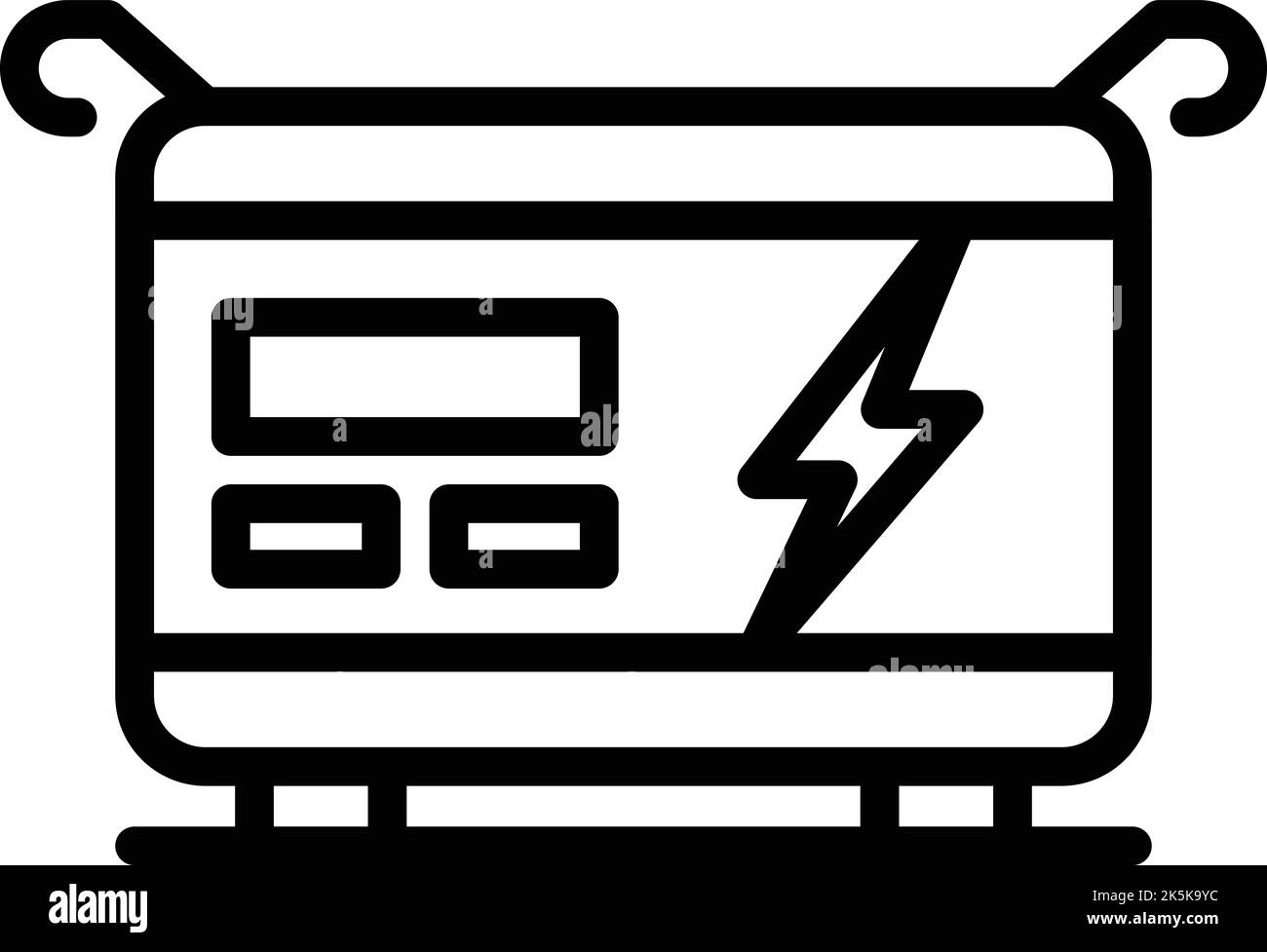 Stationary generator Black and White Stock Photos & Images - Alamy